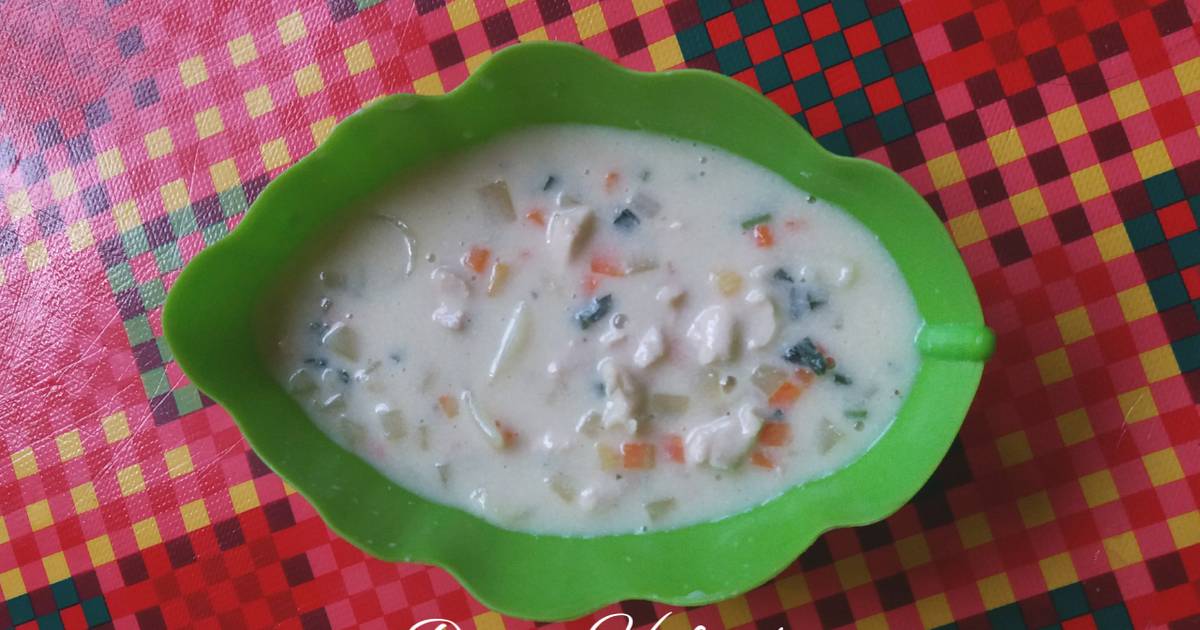 Resep Cream Soup Sehat ala KFC 🍲 oleh Dapur Hafizah - Cookpad