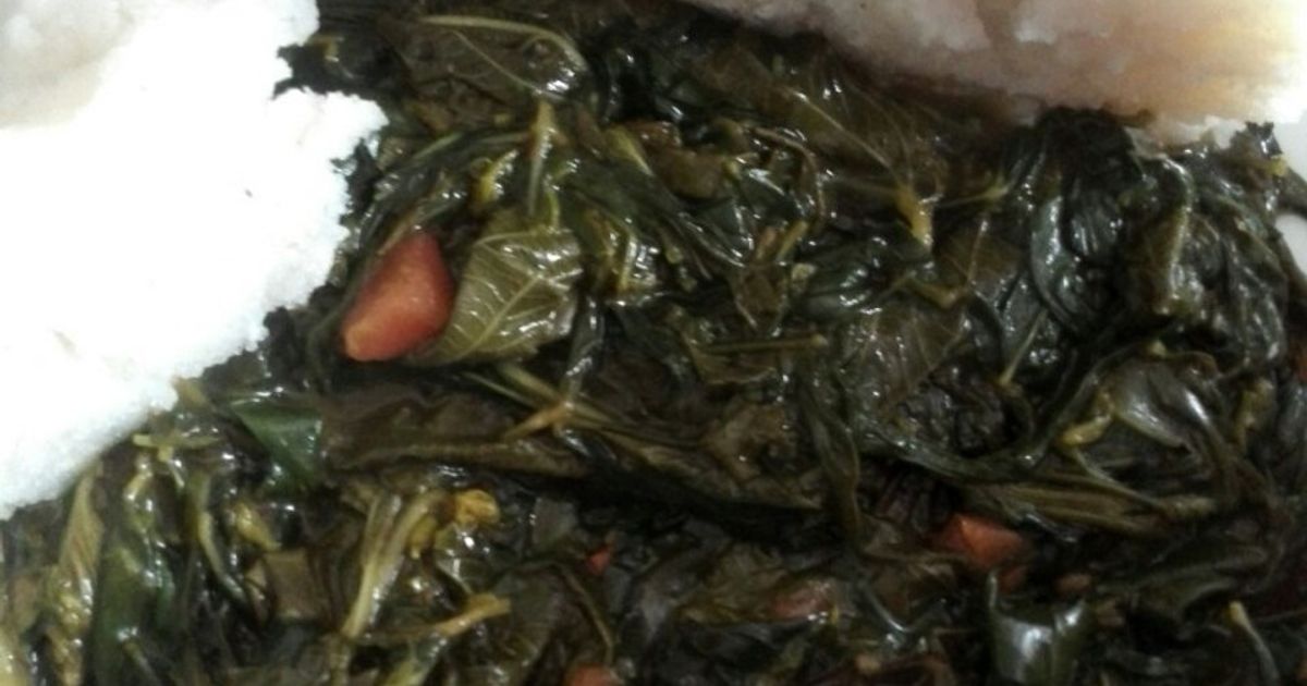 Cooked Traditional Vegetables( Mrenda And Mito Recipe by Eugine - Cookpad