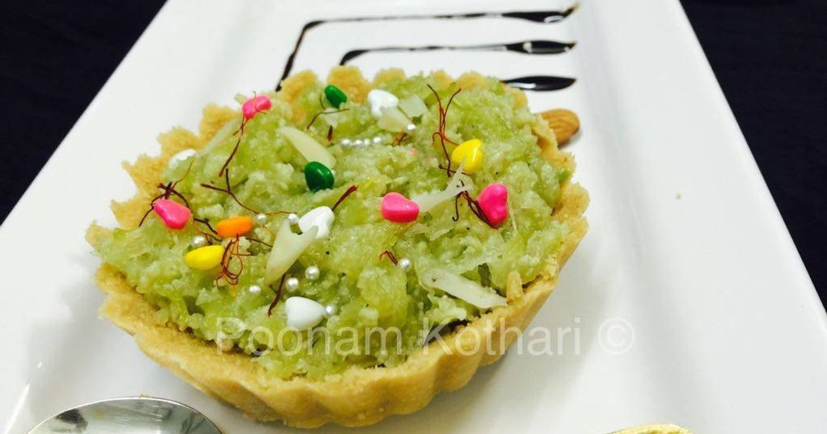 Lauki Halwa Tart Recipe by Poonam Kothari - Cookpad