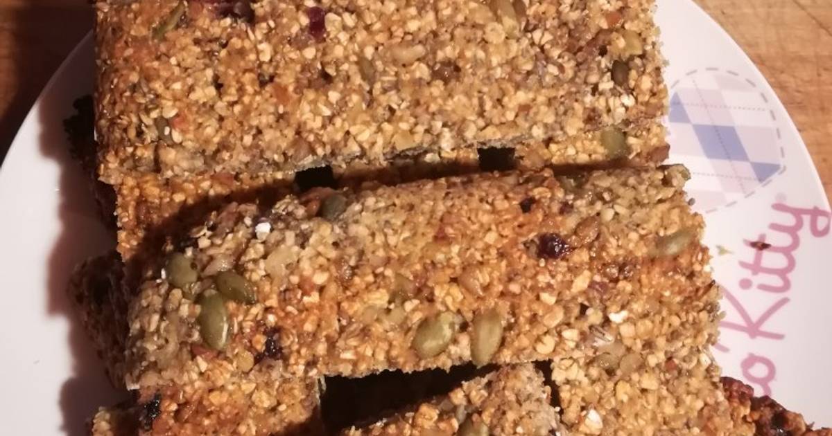 Barritas de avena y quinoa inflada Receta de Piro Fraile- Cookpad