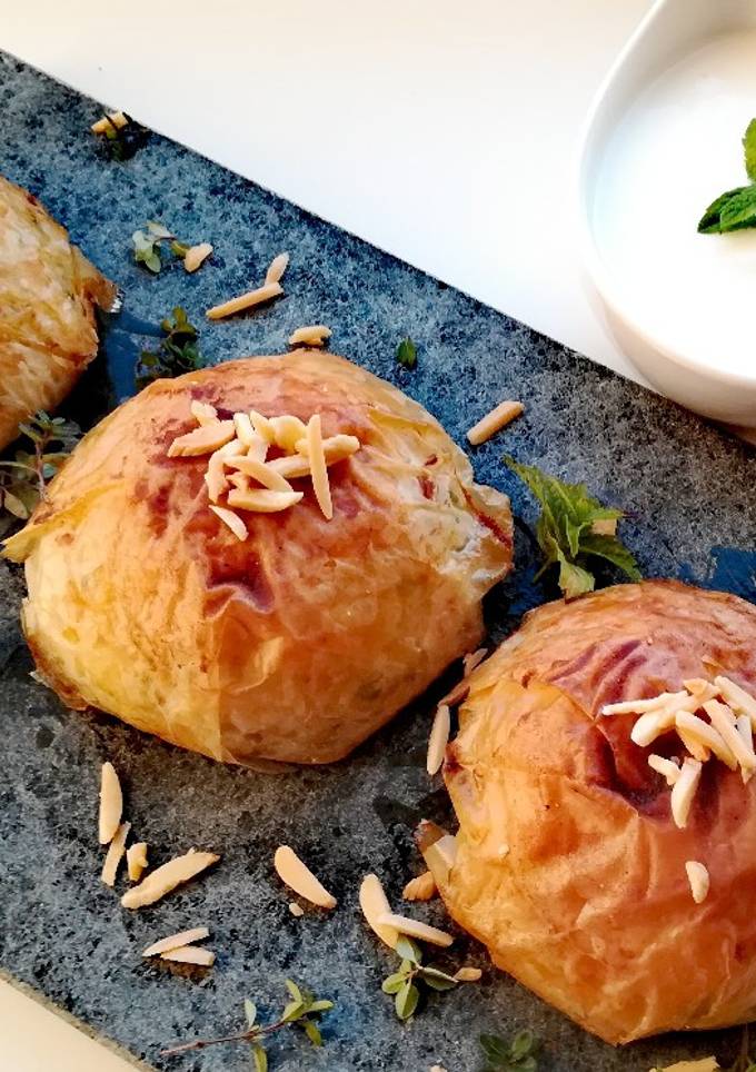 Oozi \ Quzi \Qoozi, filo wrapped rice Recipe by Dano Hamadeh - Cookpad