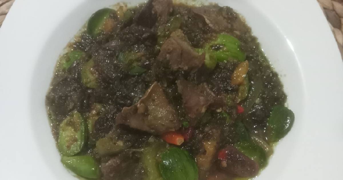 35 resep paru pedas sambel hijau enak dan mudah - Cookpad