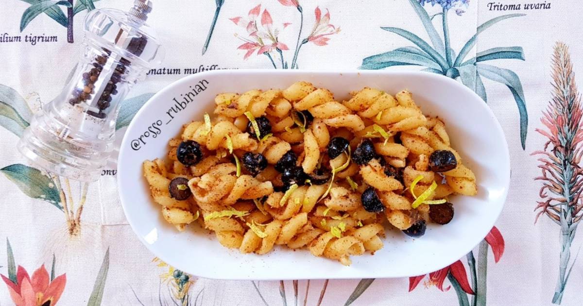 Ricetta Fusilloni alici e limone di rosso rubinian - Cookpad