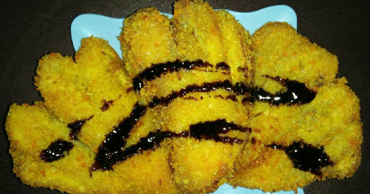 Resep Pisang Goreng Crispy Toping Coklat oleh Mama Wulan - Cookpad