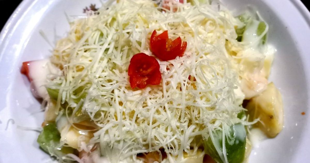 Resep Salad Buah Melon Mix Nanas Apel Mangga Pepaya oleh Betrisia - Cookpad