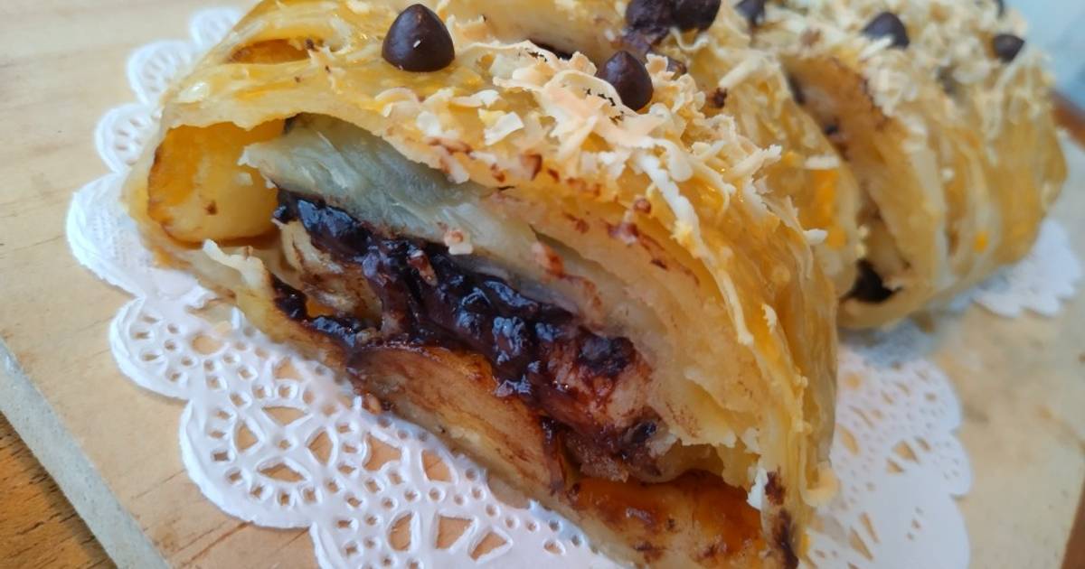 Resep Choco Banana Strudel oleh Ummu Salma Muhammad - Cookpad