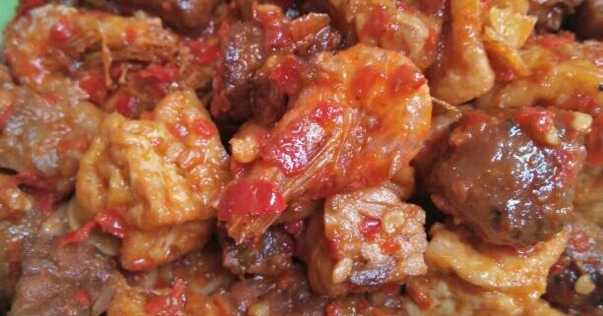 Resep Balado Tahu Tempe Udang oleh Bunda Gajah - Cookpad