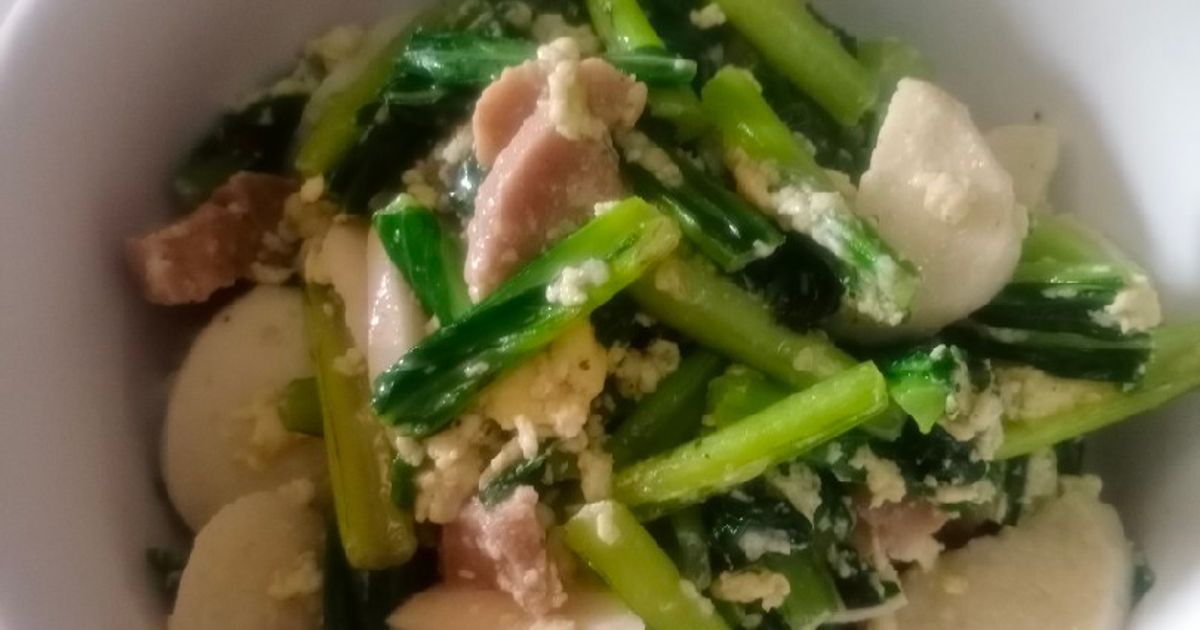 Resep Cah Ca Ba Te (Caisim Bakso Telur) Ala Anak Kos oleh Pascha ...
