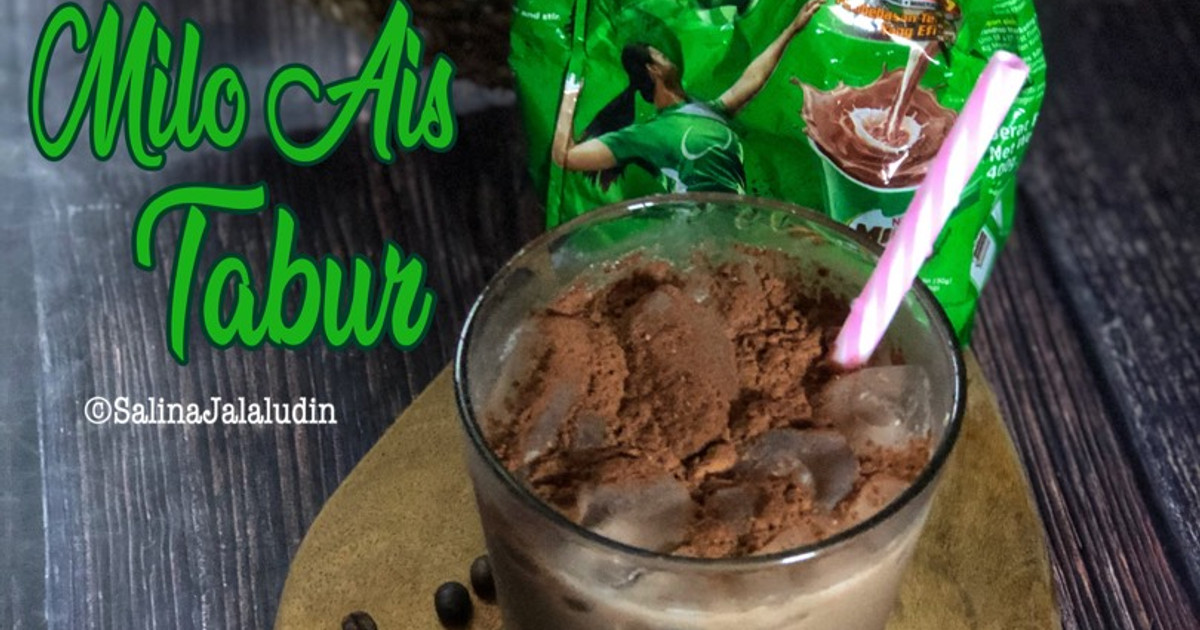 Resipi Milo Ais Tabur oleh Salina Jalaludin - Cookpad