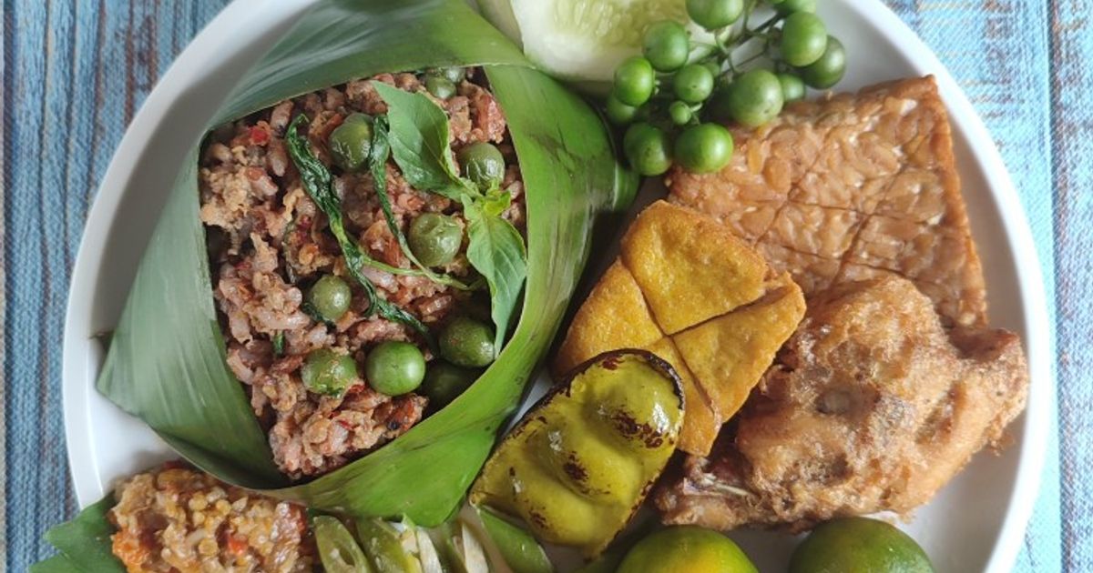Resep Nasi Merah Tutug Oncom Khas Sunda oleh AzizahPrantoro - Cookpad