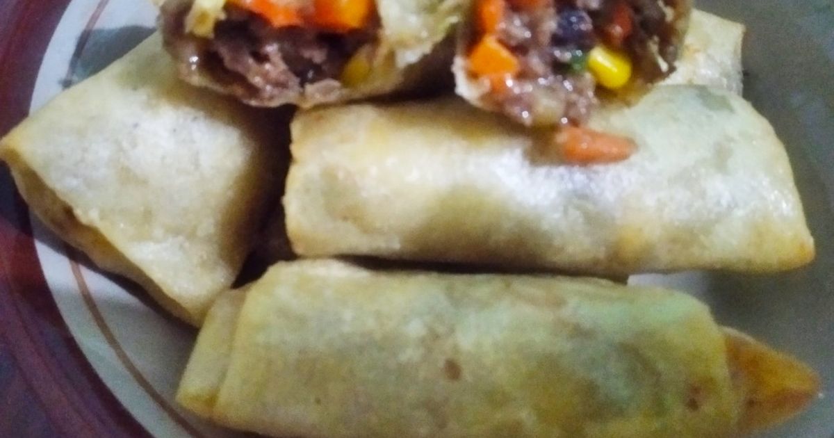 Resep Kroket Daging Sapi/ Lumpia Goreng Daging Sapi oleh Neneng - Cookpad