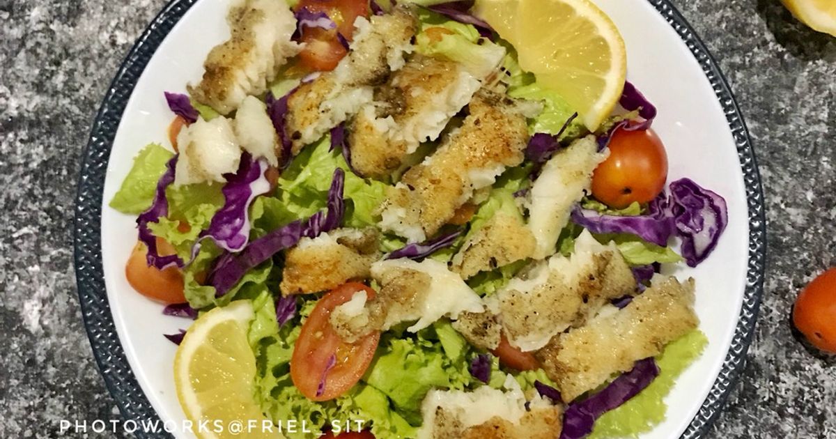 Resep Grilled Fish Salad, No Mayo oleh Frielingga Sit - Cookpad