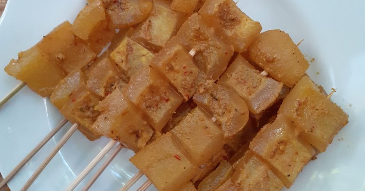 Resep Sate Cecek (Kulit Sapi) Masak Cepat oleh Happy Endahsa (Happy End ...