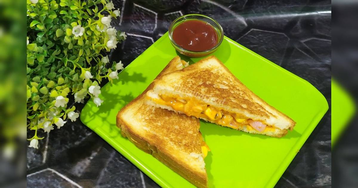 Vegetable sandwich / Sweet Corn Sandwich Recipe by Sakshi Nillawar ...