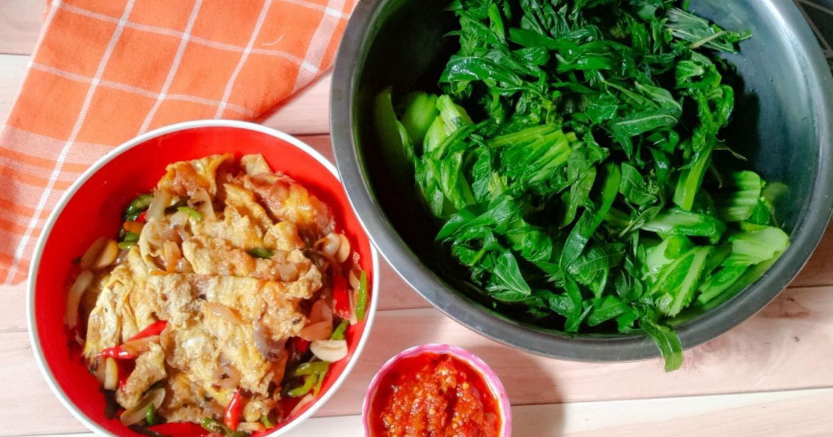 Resep telor dadar saos cabe ijo rumahan enak dan mudah - Cookpad