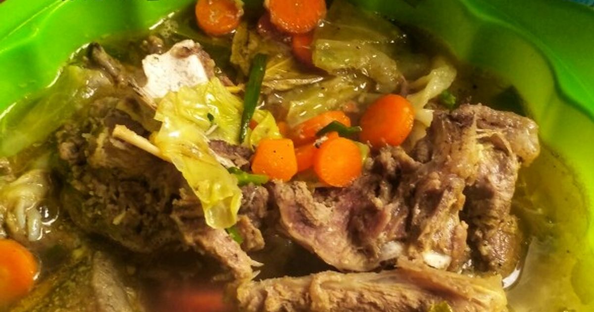 Resep sop iga kambing kuah bening rumahan enak dan mudah - Cookpad