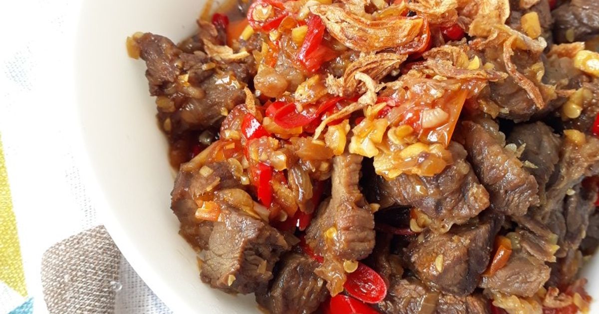 Resep sei sapi kecap pedas rumahan enak dan mudah - Cookpad