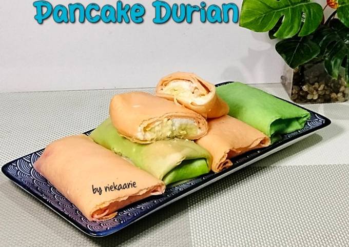 Resep 223. Pancake Durian oleh Riekaarie - Cookpad