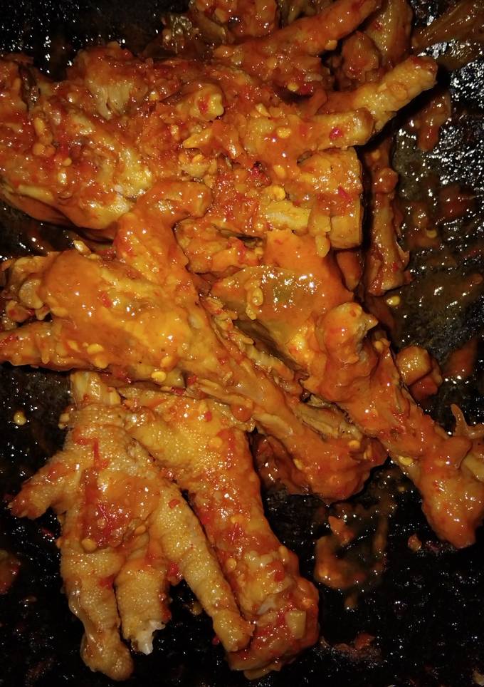 Resep Ceker Mercon oleh dpurnama24 _ - Cookpad