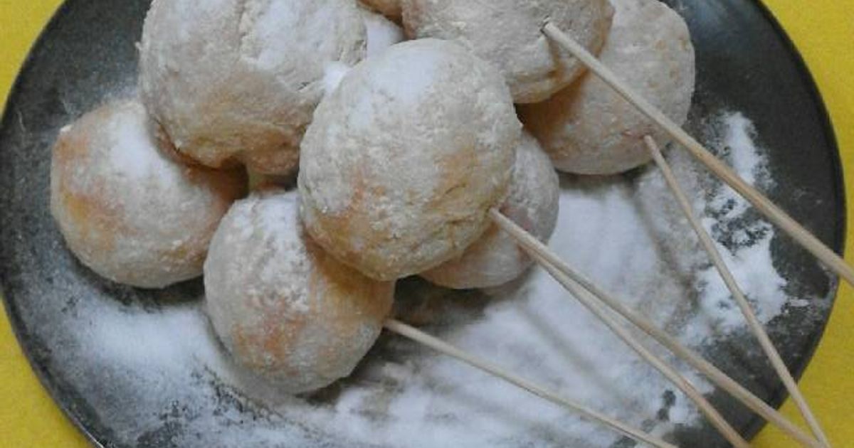 Resep Donat Sate Praktis No Ribet oleh Nila Shanif - Cookpad