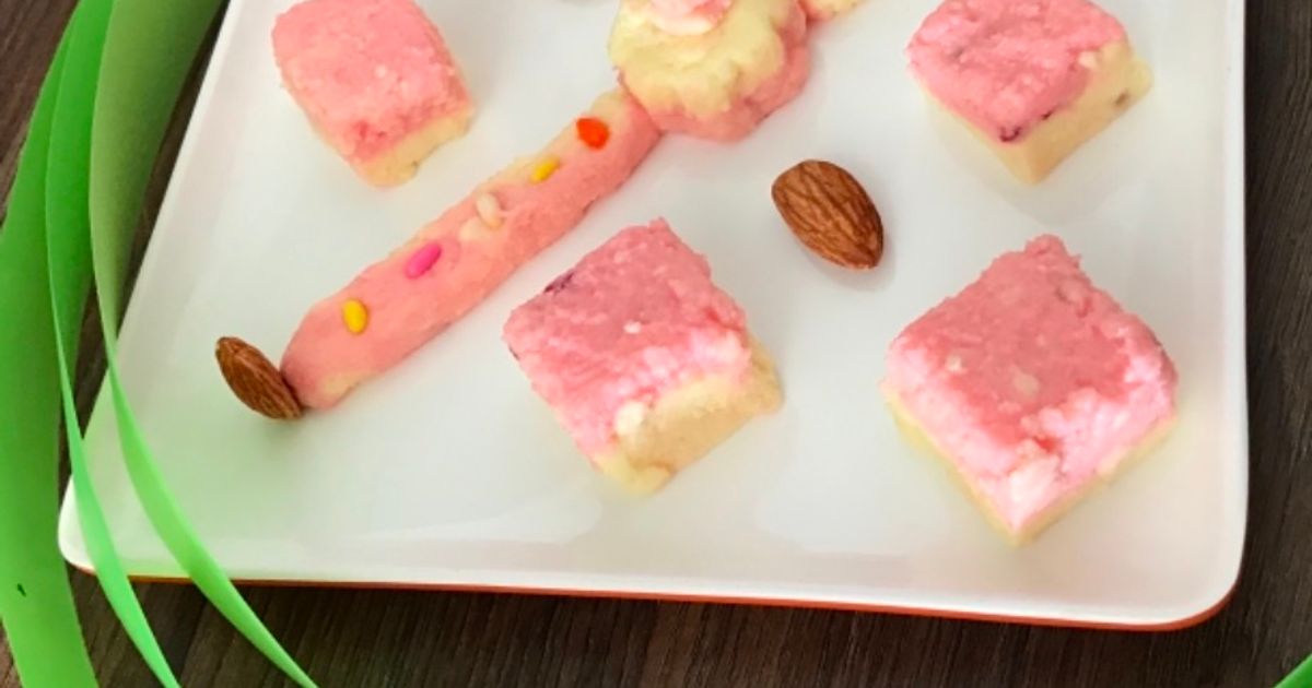 Rose Burfi Recipe by Ashwini Shaha - Cookpad