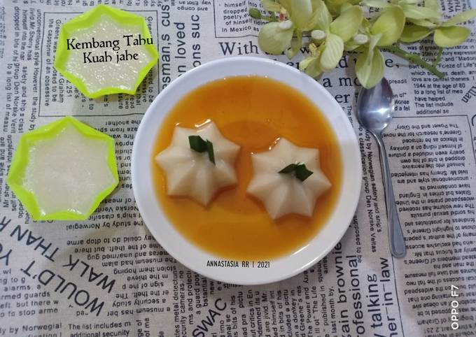 Resep Kembang Tahu kuah jahe oleh annastasia rr - Cookpad Resep Kembang Tahu kuah jahe oleh annastasia rr - Cookpad