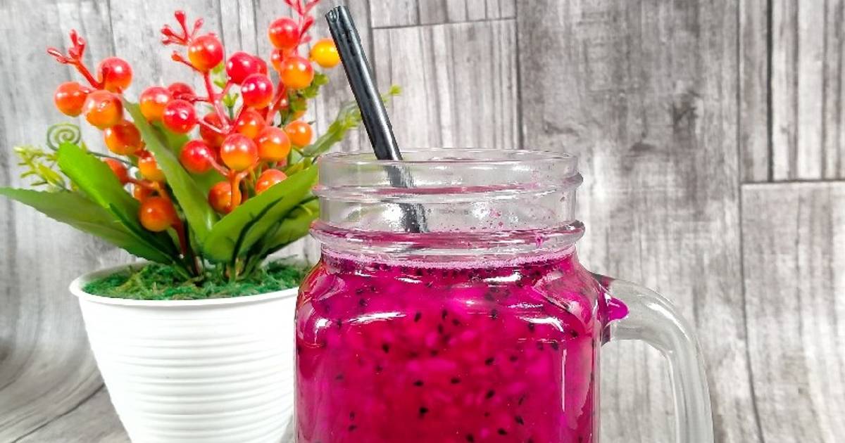 115 resep juice buah naga merah pisang enak dan sederhana ala rumahan ...