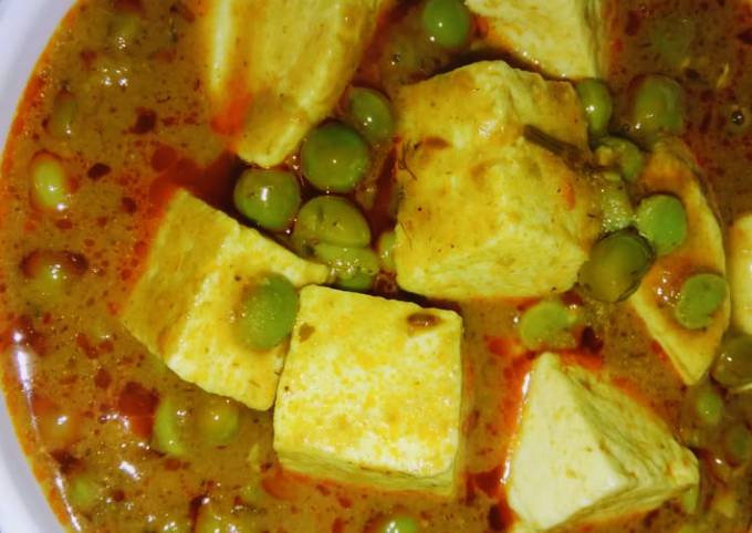 Matar Paneer Recipe by Uzma Syed - Cookpad