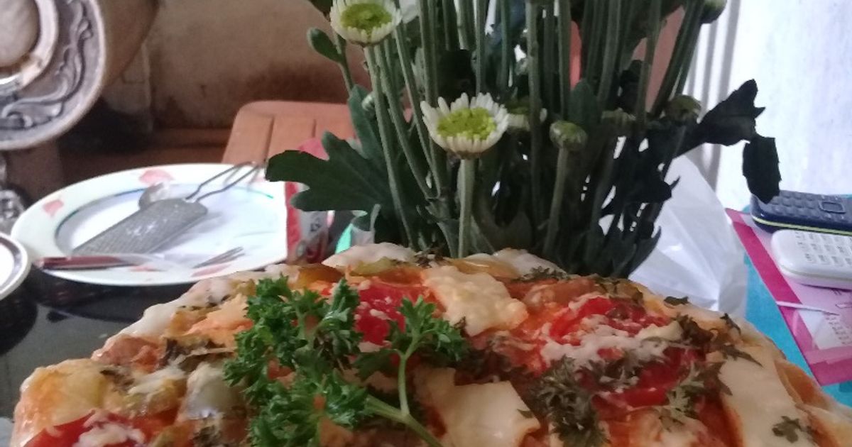 Resep Pizza Teflon (Ceritanya) oleh Dian Aryany - Cookpad