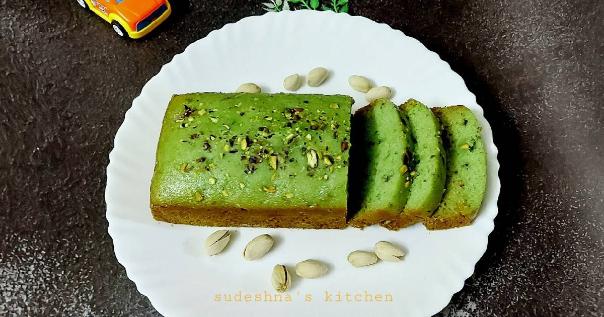 Pista Cake Recipe by Sudeshna Rajib Das - Cookpad