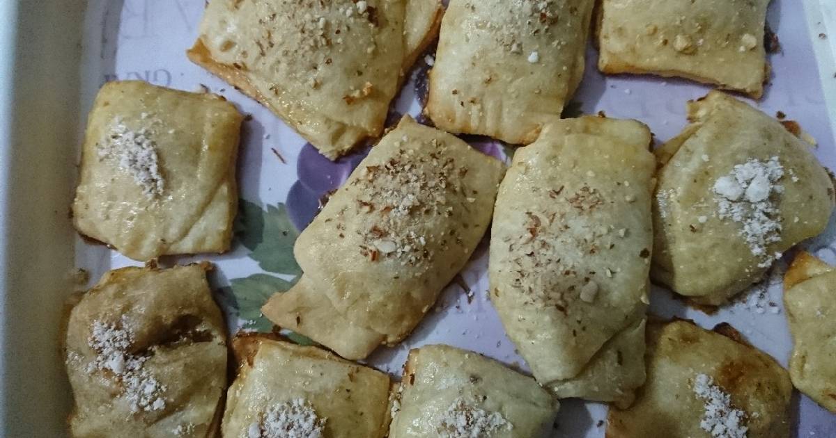 Puff pastry se Arabian delights Recipe by SA_ Kitchen - Cookpad