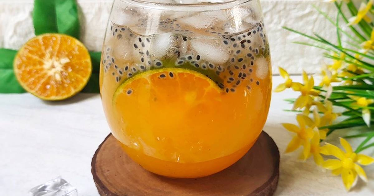 Resep Es Jeruk Selasih oleh Dapur ala mama jasmine - Cookpad