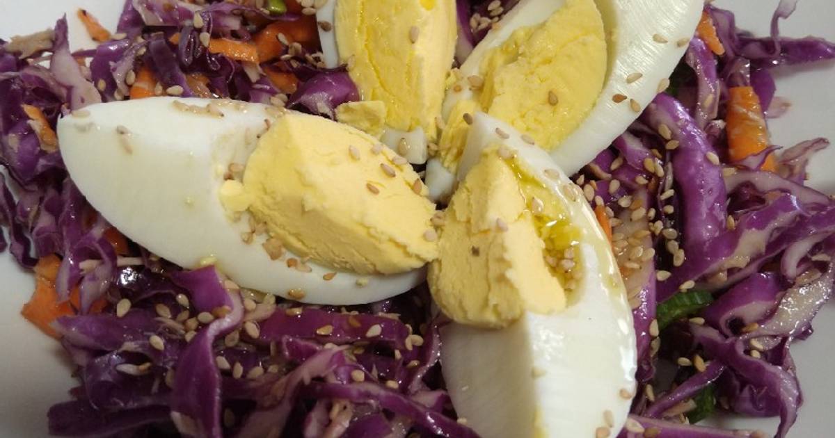 Ensalada de repollo y tomate rica - 80 recetas caseras- Cookpad