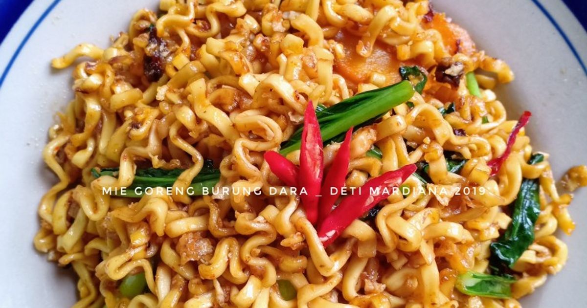 Resep Mie Goreng Burung Dara oleh Dapur Bu Bidan 🍽️ - Cookpad