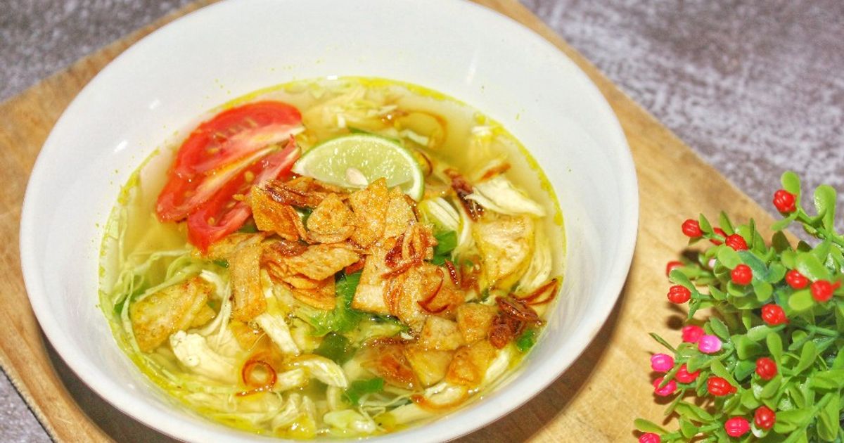 Resep Soto Ayam Bening Bumbu Simple oleh LUTFI NAIM - Cookpad