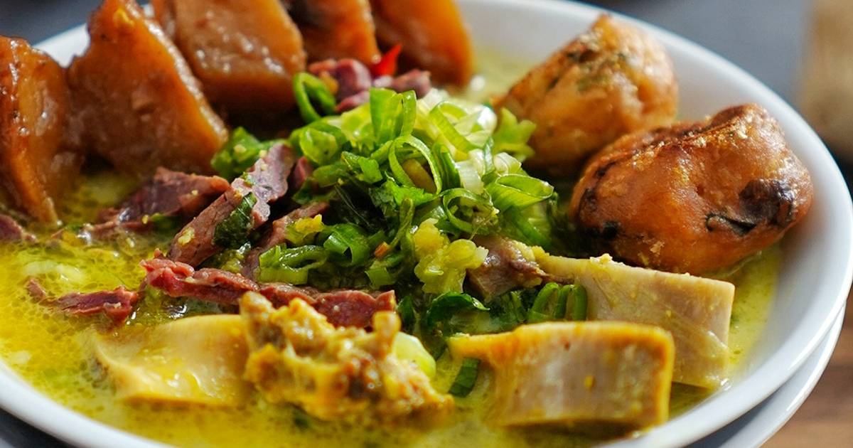 26 resep soto kuning iga enak dan mudah - Cookpad