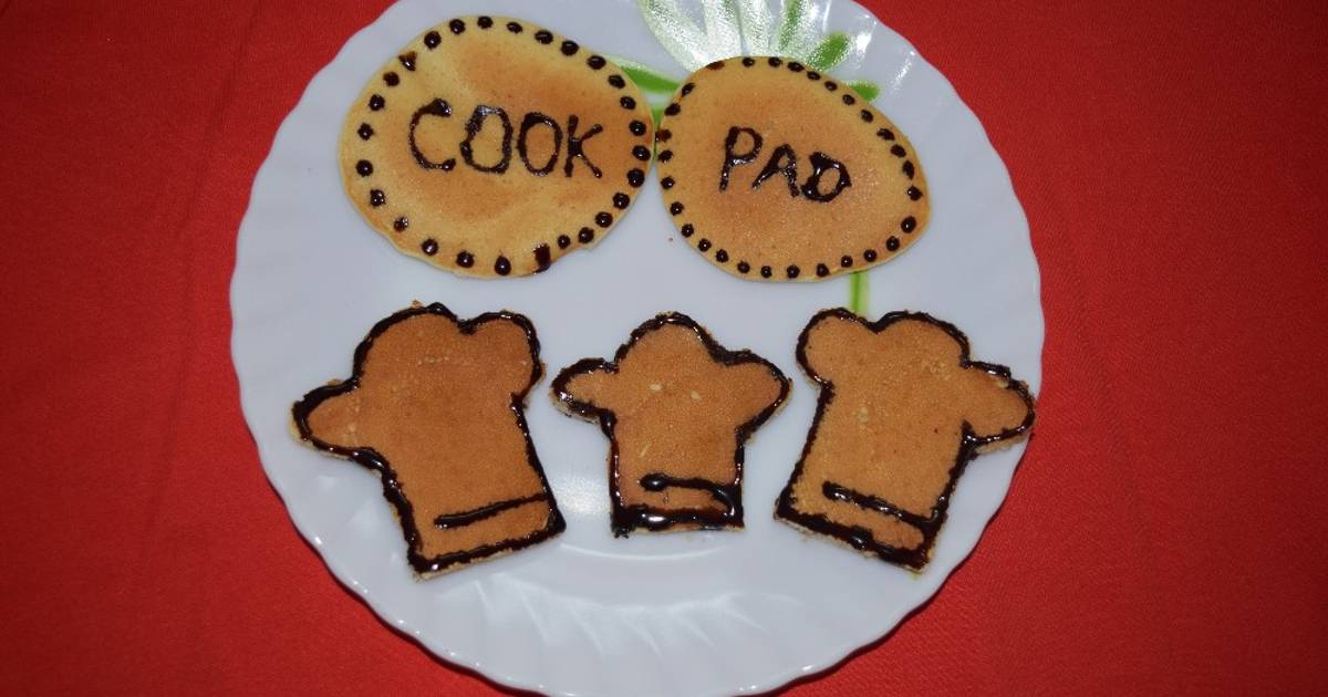 Cookpad Logo Pancakes Recipe by Payal Thakur - Cookpad