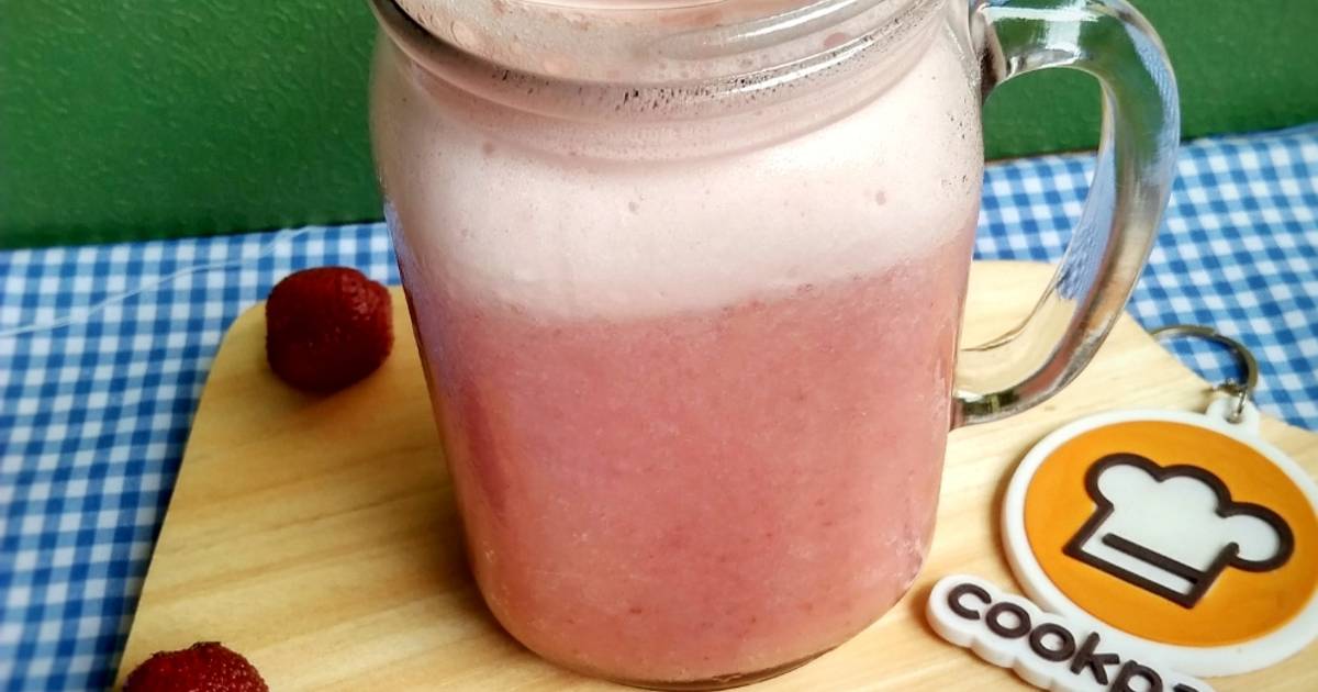 508 resep jus stroberi enak dan sederhana - Cookpad
