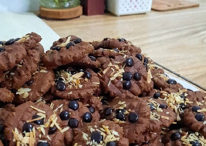 Resep Choco almond cookies oleh Risna Yuni - Cookpad
