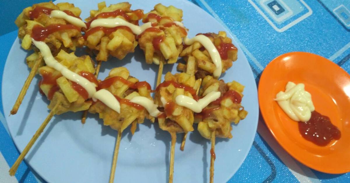 Resep Hottang (Hotdog kentang) oleh Azizah (Mommy Rayyan) - Cookpad