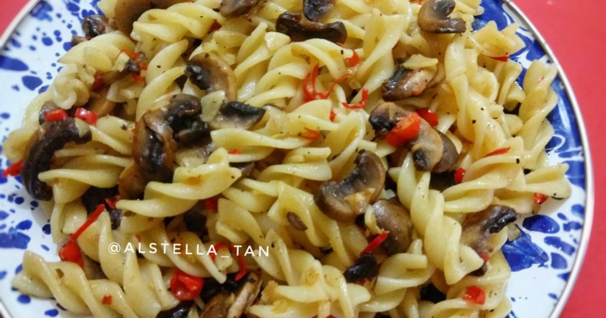 Resep Sauteed Pasta With Mushroom / Tumis Pasta Jamur oleh Alstella Tan ...