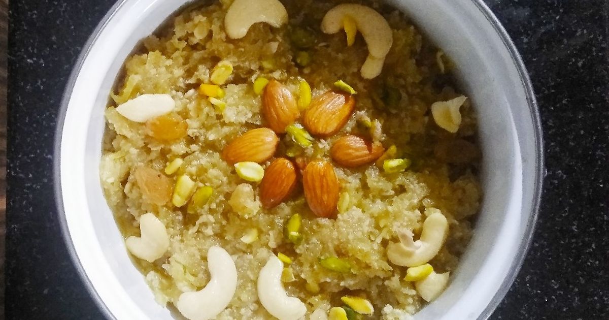 Saroj Shah દ્વારા રેસીપી ક્રીમી મિલ્કી દુધી નો હલવો (Creamy Milky Dudhi ...