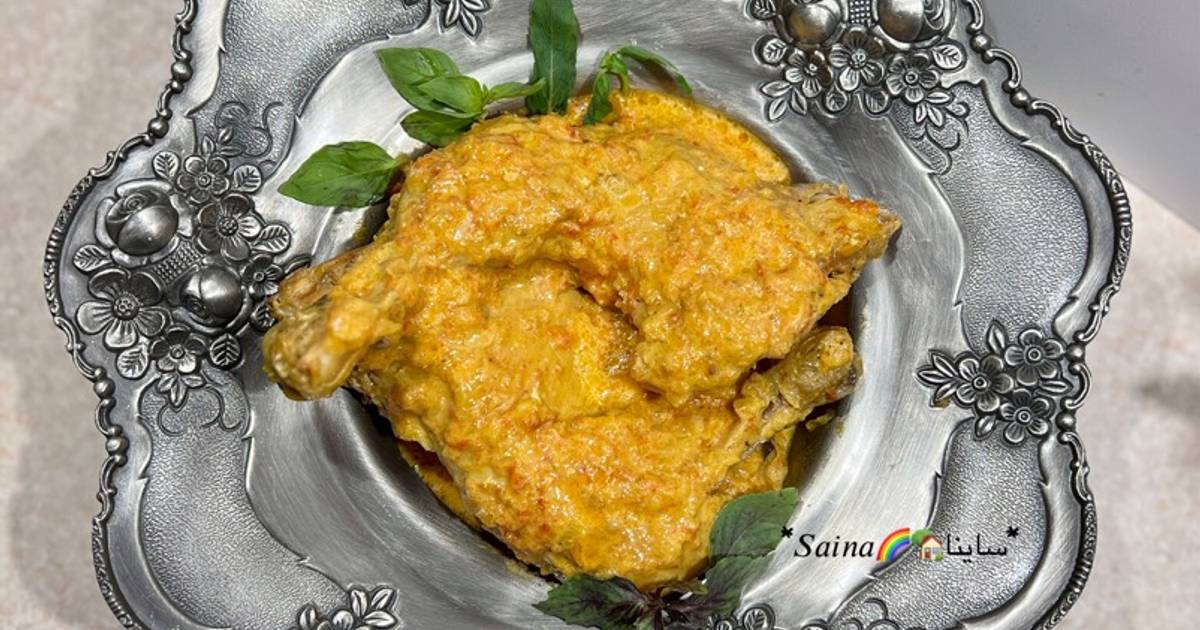 طرز تهیه مرغ درباری 🍗 ساده و خوشمزه توسط *𝑆𝑎𝑖𝑛𝑎🌈🏡ساینا* - کوکپد