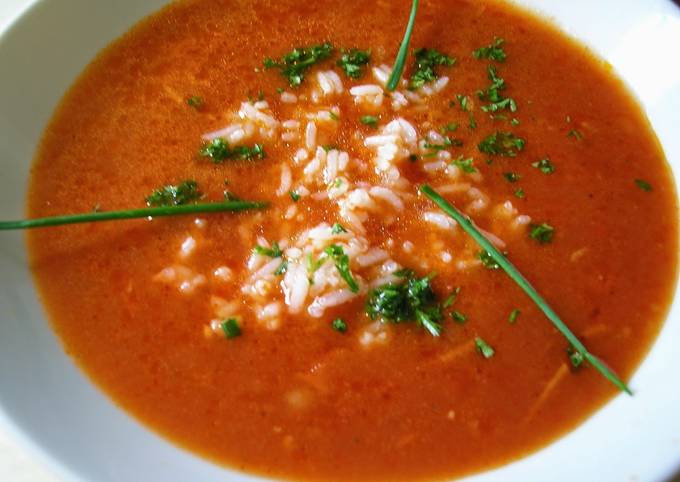 Paradicsomleves főtt rizzsel | Zsuzsa 56 (Zsuzsa ízutazásai blog ...