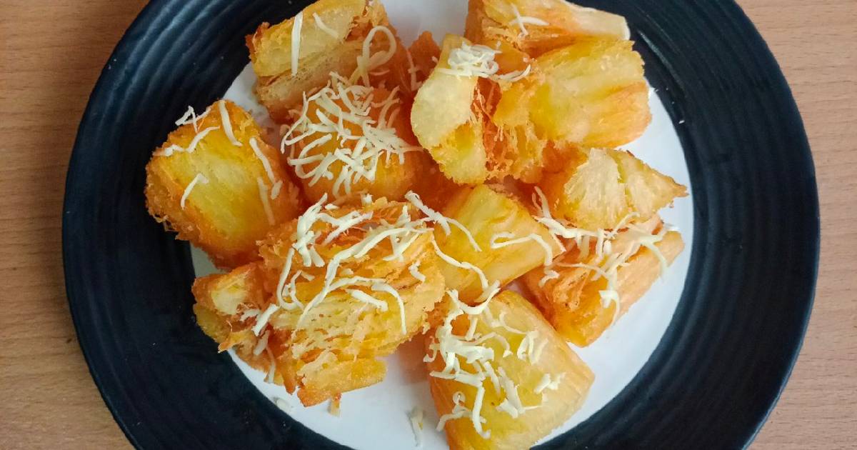 Resep Singkong keju merekah oleh Vinna Momy Alesha - Cookpad