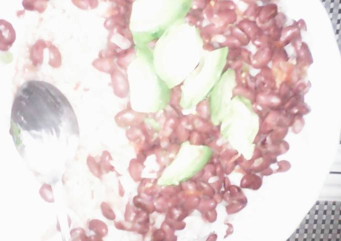 Mchele (Rice) and fried beans Recipe by Alvy Bryan - Cookpad