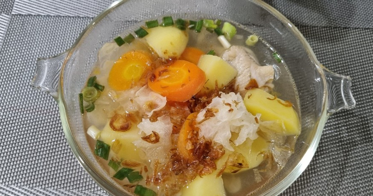 310 resep sop jamur salju dan wortel enak dan mudah - Cookpad