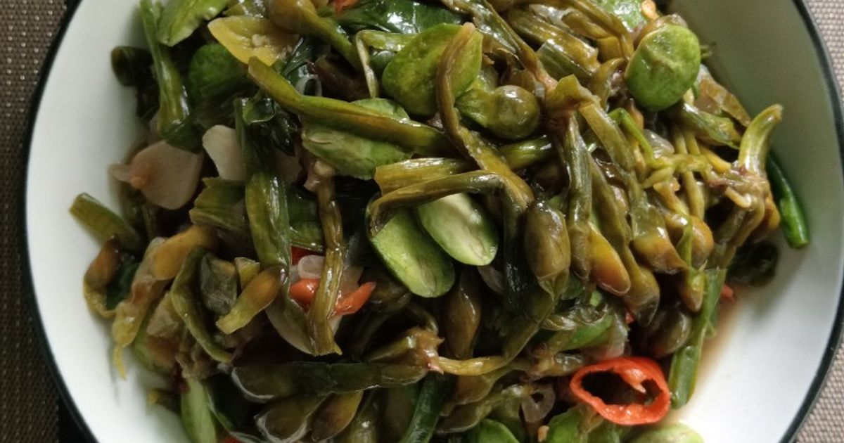 Resep sayur genjer kombinasi rumahan enak dan mudah - Cookpad