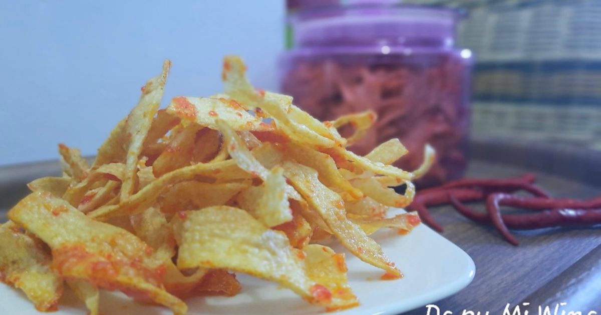 Resep kerupuk ubi jalar balado rumahan enak dan mudah - Cookpad