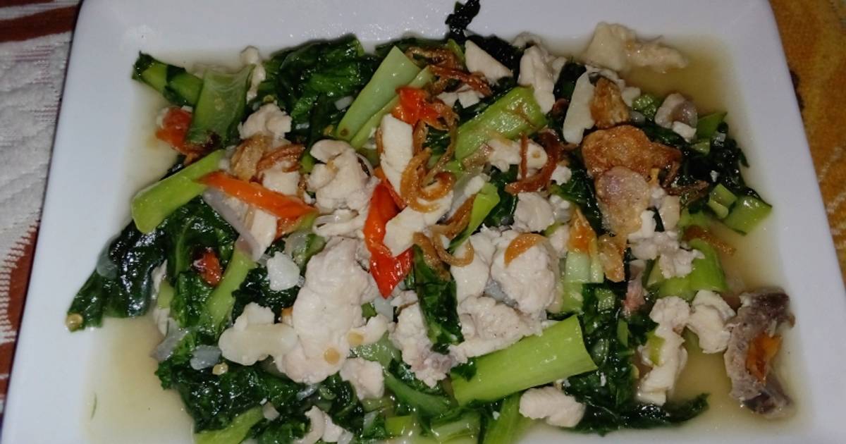 Resep Tumis Sawi Pagoda Dengan Ayam Oleh Sekar Khinasih Cookpad